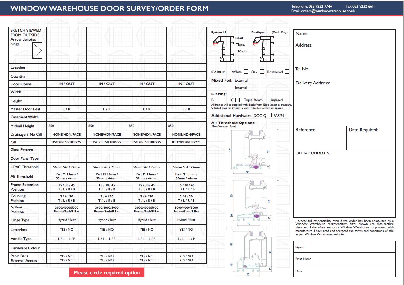 Downloads Archive - Window Warehouse