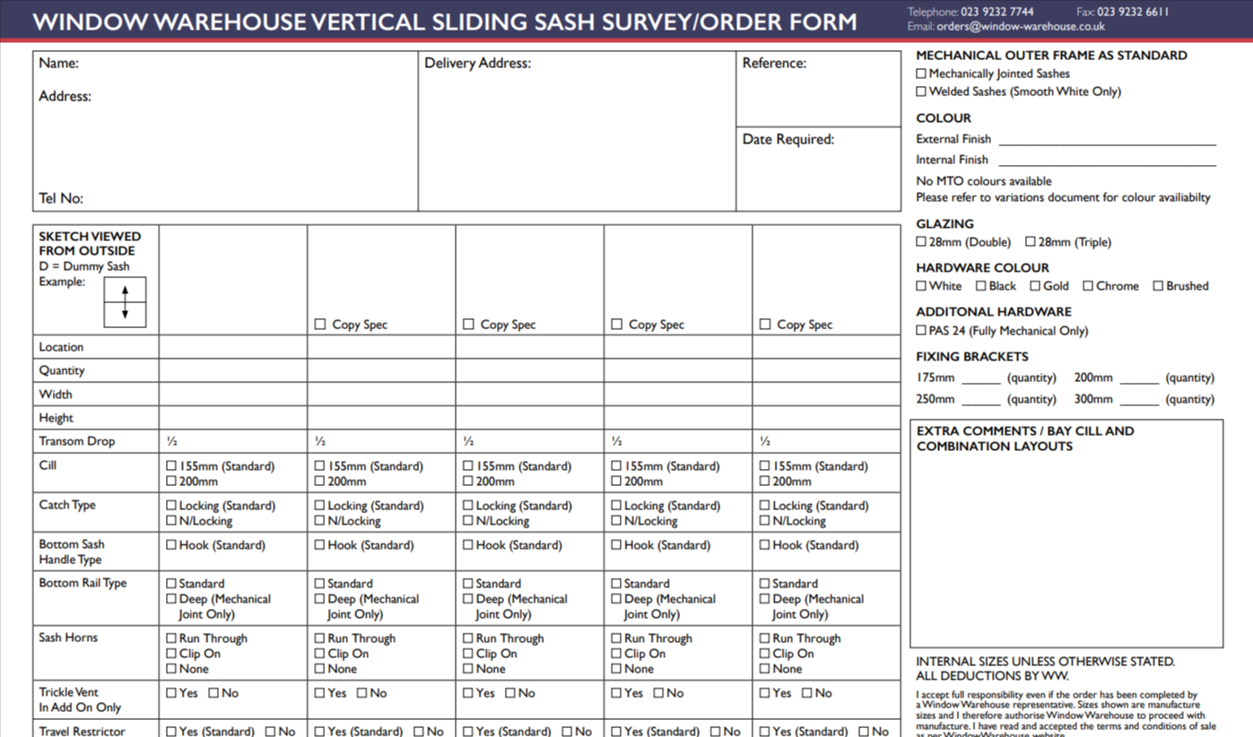 Downloads Archive - Window Warehouse